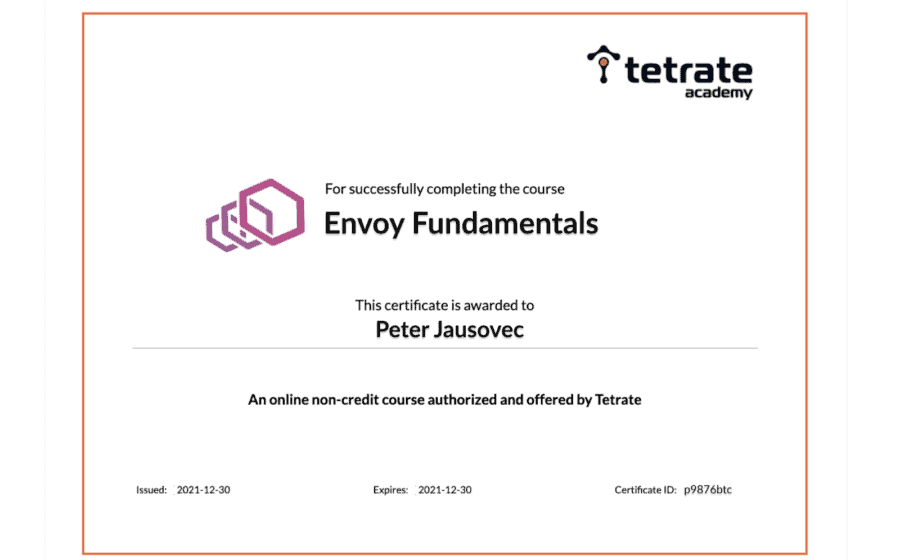 Envoy Fundamentals, a training course to enable faster adoption of ...