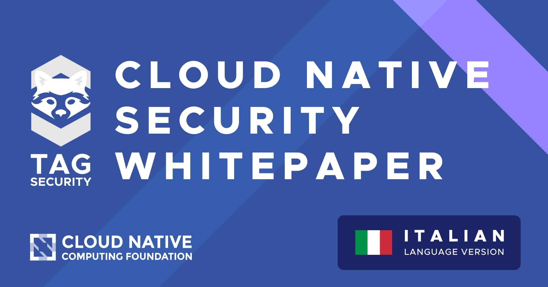 Cloud Native Security Whitepaper - Italian translation | CNCF