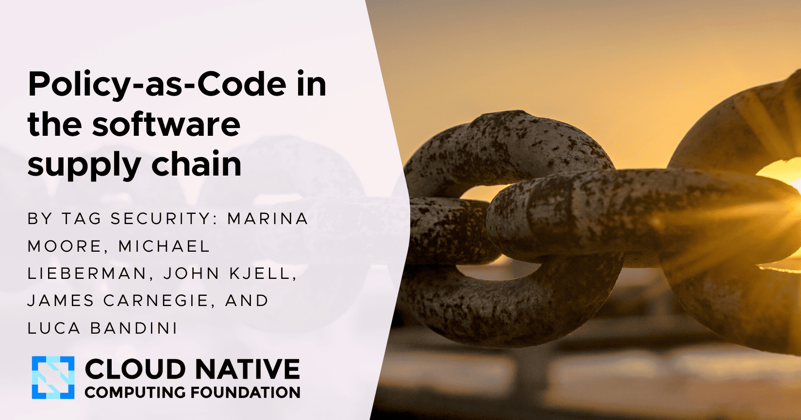 Policy-as-Code in the software supply chain | CNCF