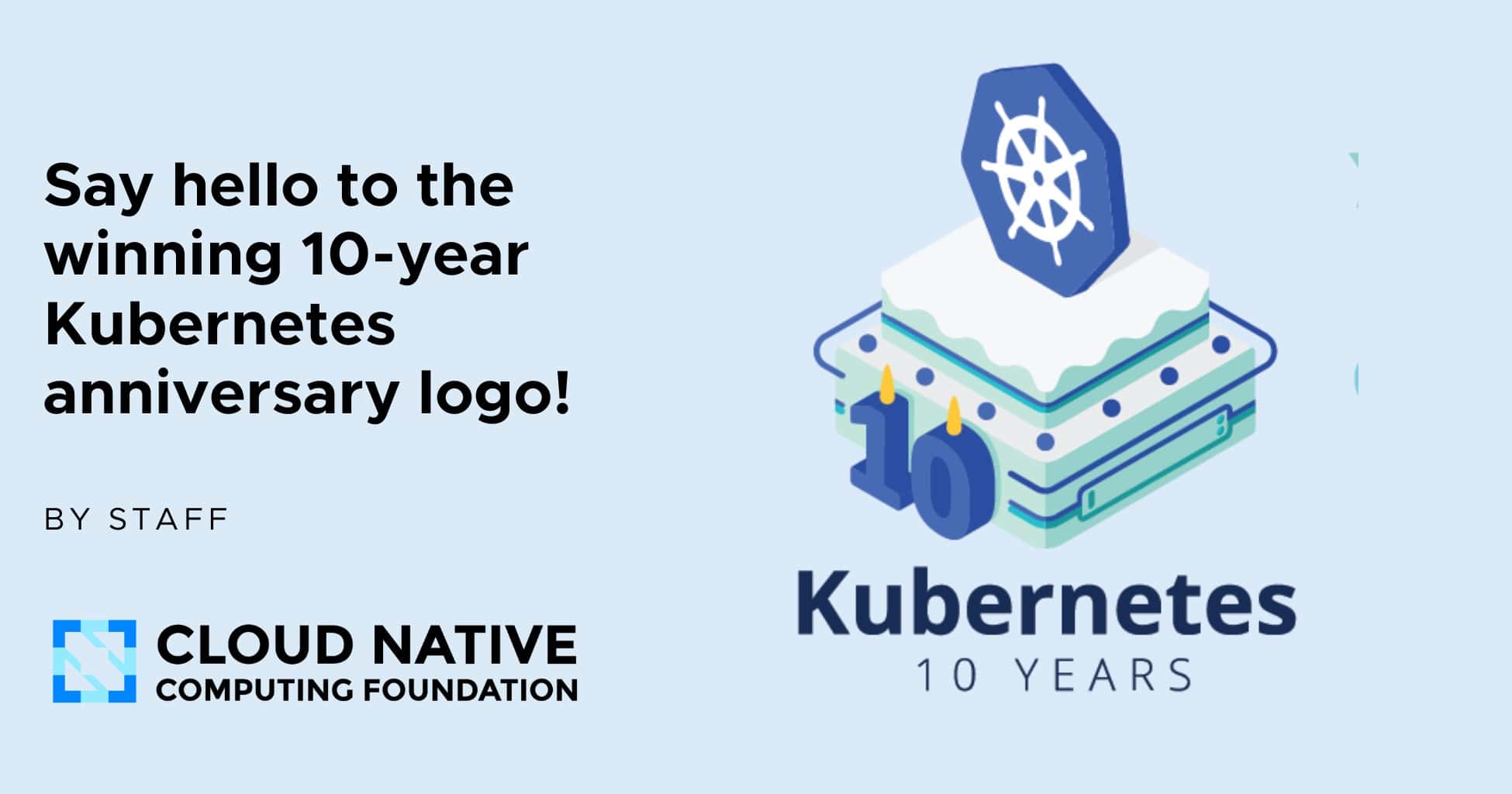 Unveiling the 10-Year Kubernetes anniversary logo | CNCF