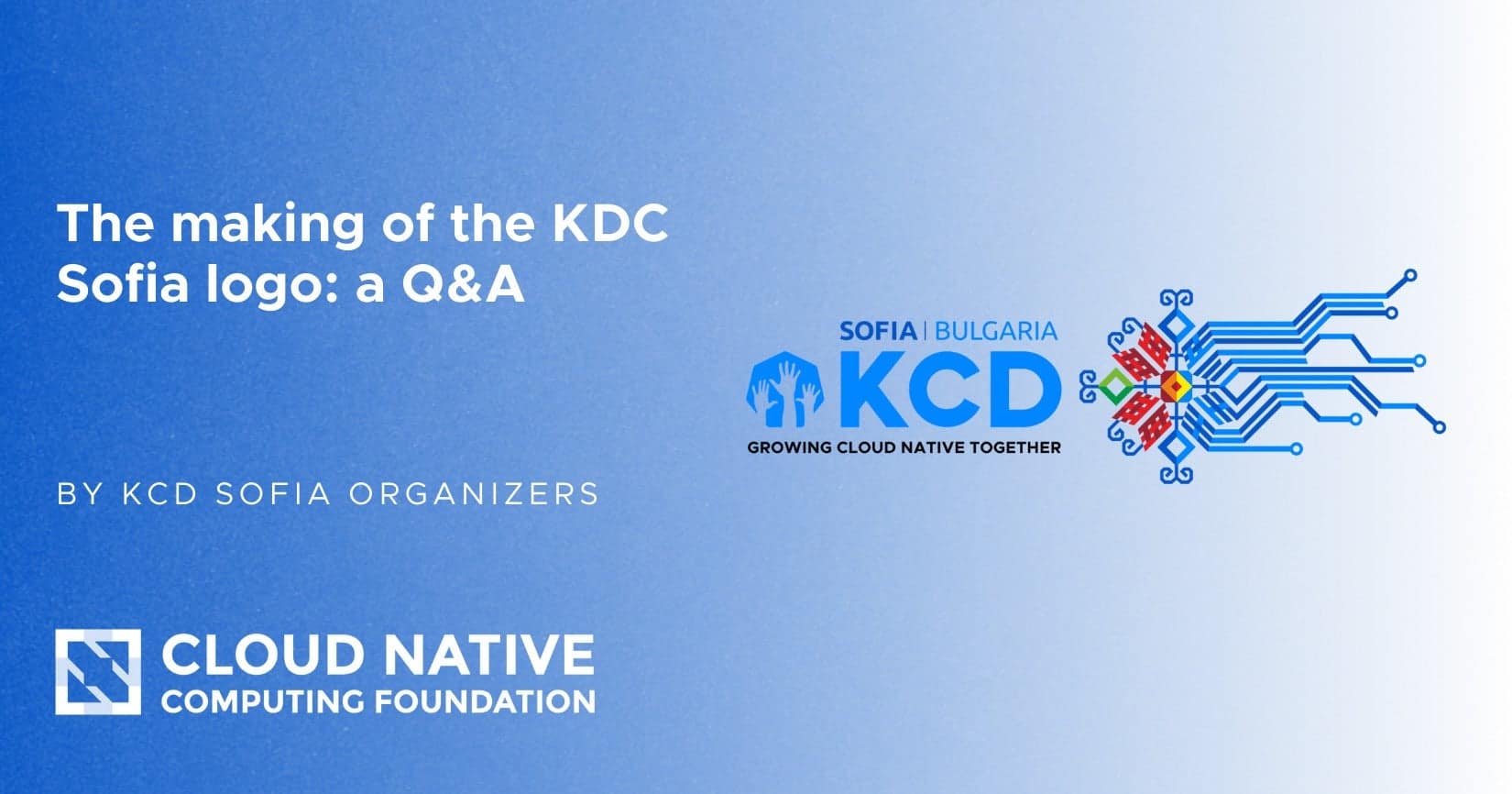 The KCD Sofia 2025 logo: movement. direction. evolution. | CNCF