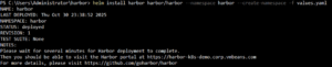 Deploying Harbor on Kubernetes using Helm | CNCF